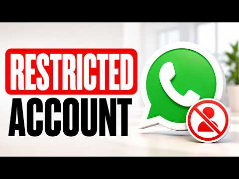 Your WhatsApp Account Restricted? Do This To Fix It Now! (2026)