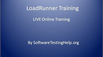 LoadRunner Tutorials - Load Runner Training - YouTube
