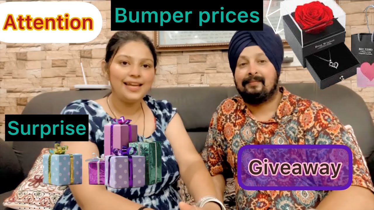Attention attention !! Bumper gifts Giveaway for you all | Do check the ...