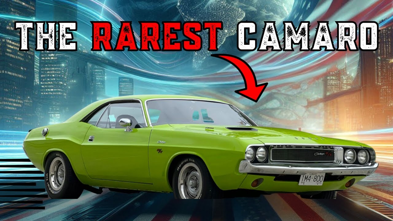 Top 5 Rarest Chevrolet Camaros You Need to See! - YouTube