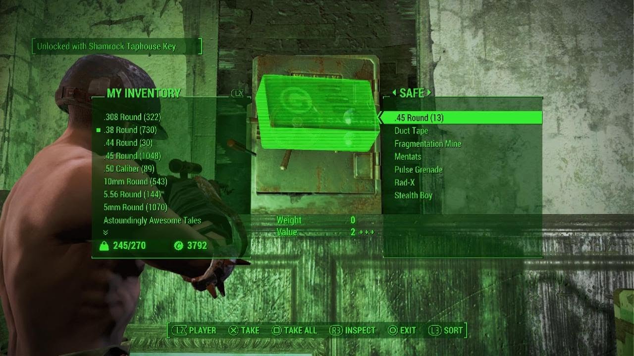 Shamrock Tap House Key Location, Fallout 4 - YouTube