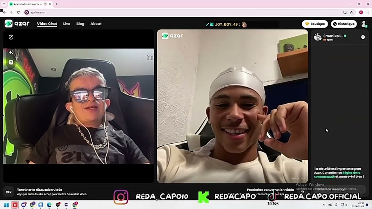 رضى كابو مطلعها فأزار 😂🔥😂 azar reda capo PT. 2 - YouTube