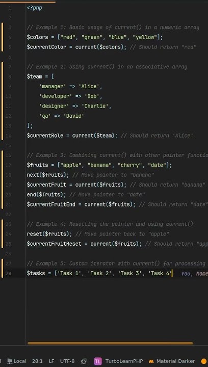 When to use phps current() function? unlock the power of phps current() function a must-know for ...