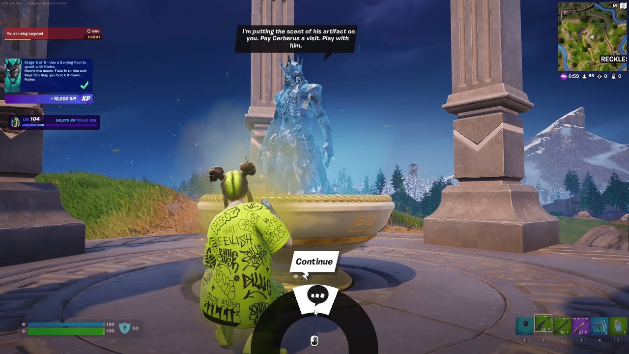 Use a Scrying Pool to speak with the Oracle and Unlock Cerberus ...