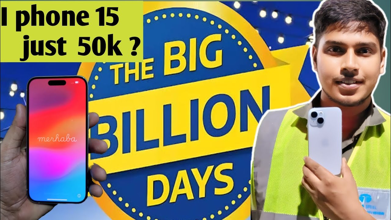 iPHONE 15 OPEN BOX DELIVERY||Price 55k?🤔 || Flipkart Big Billion Day ...