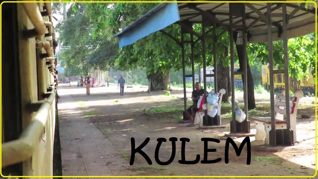 Amaravati Express entering Kulem Railway Station || Railway station ...