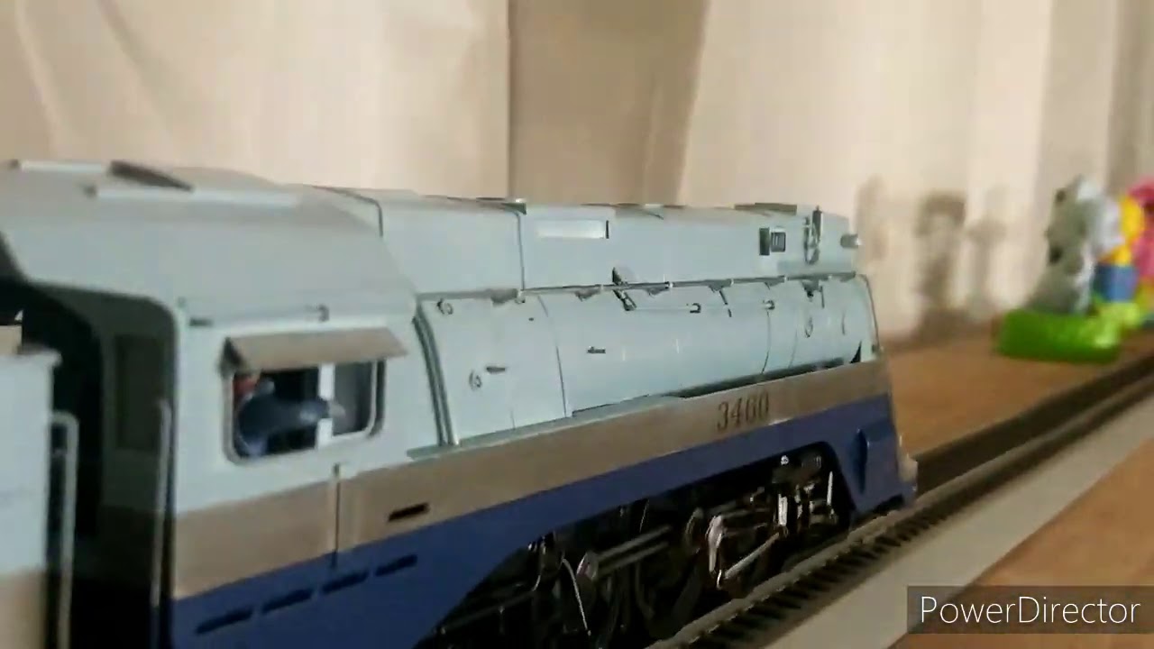 HO Scale Brass Tenshodo ATSF Blue Goose 4-6-4 with DCC Tsunami2 Sound ...