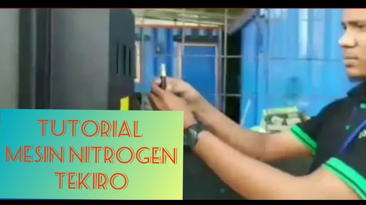 Cara menggunakan mesin nitrogen Tekiro (pengisi angin nitrogen ban ...