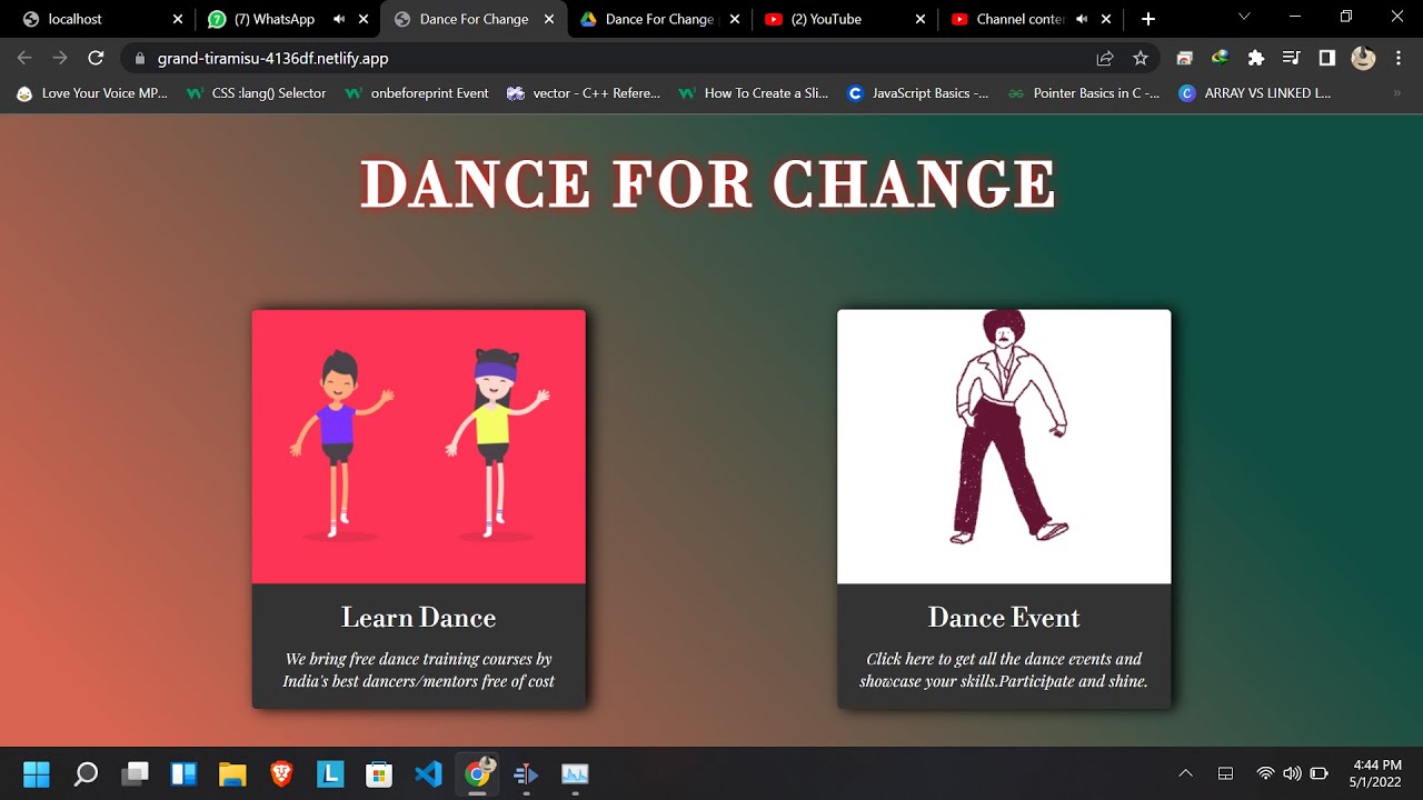 Dance For Change : Hack The Dance Floor - YouTube