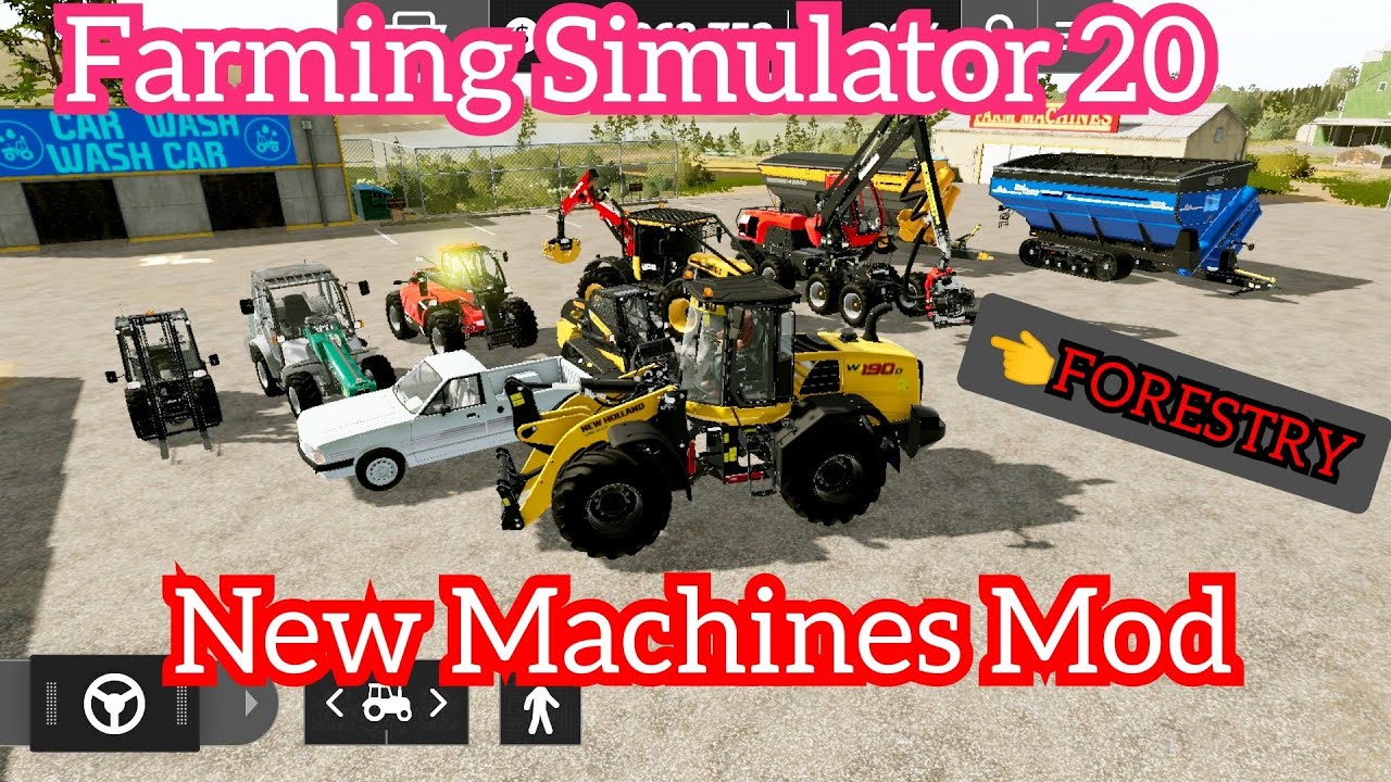 Fs 20 New Vehicles Mod | Fs 20 forest vehicles mod #farminggames # ...