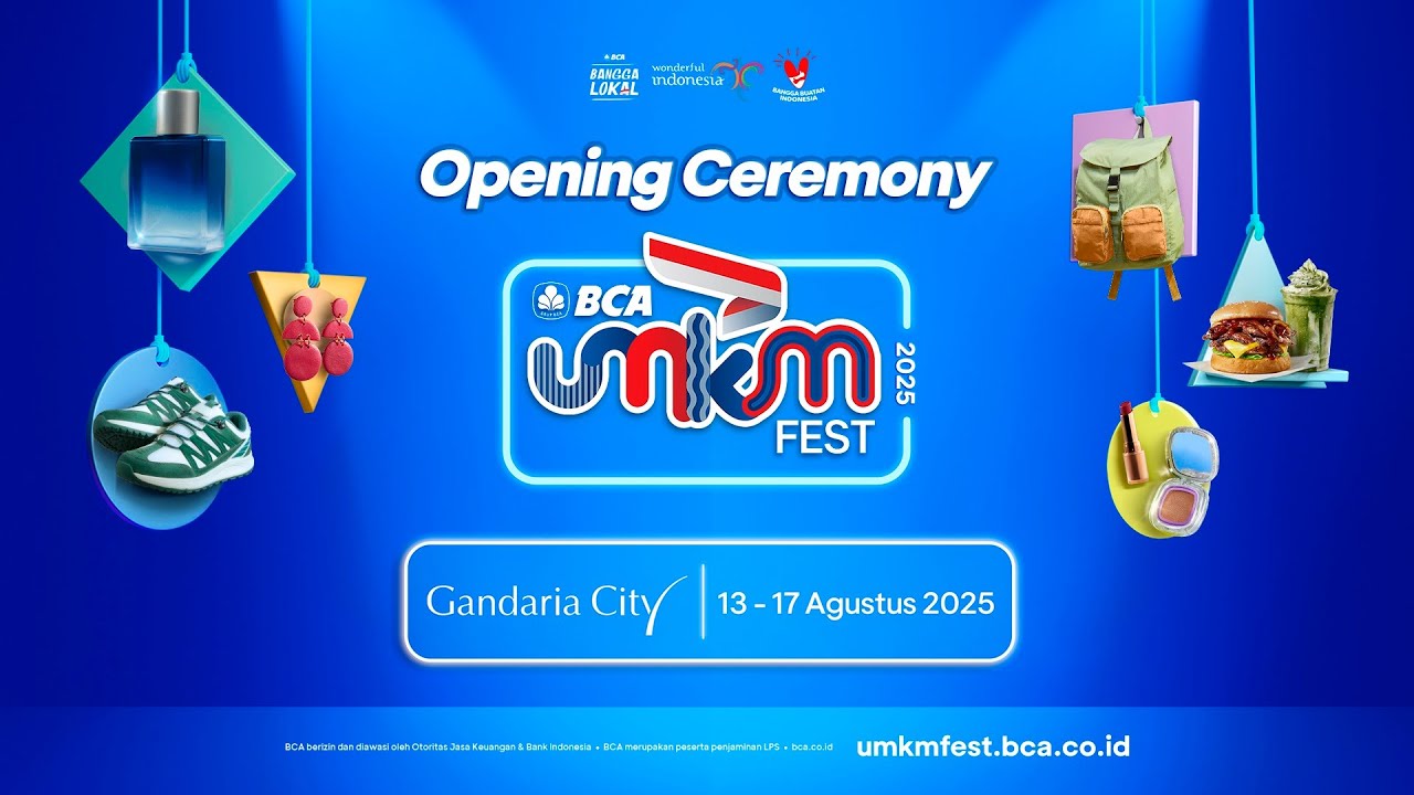 Opening Ceremony BCA UMKM Fest 2025 di Gandaria City - YouTube