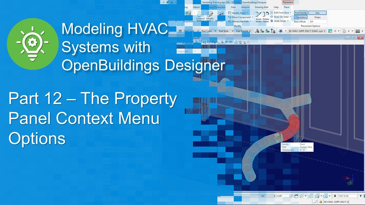 Part 12 - The Property Panel Context Menu Options in Open Buildings ...