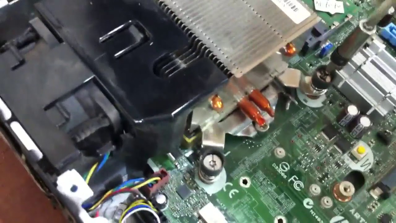 hp elitedesk 800 g1 remove and replacement mainboard - YouTube