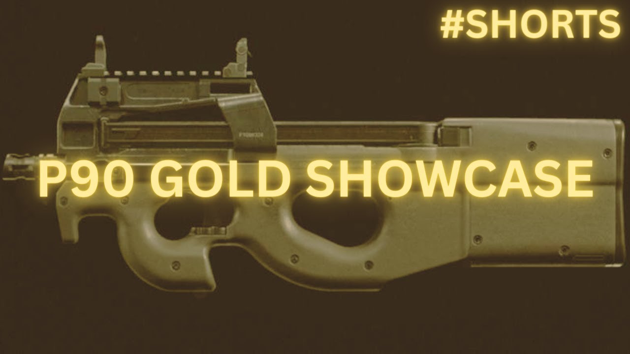 BEAUTIFUL!!!!!🤩 -GOLDEN P90 SHOWCASE - YouTube