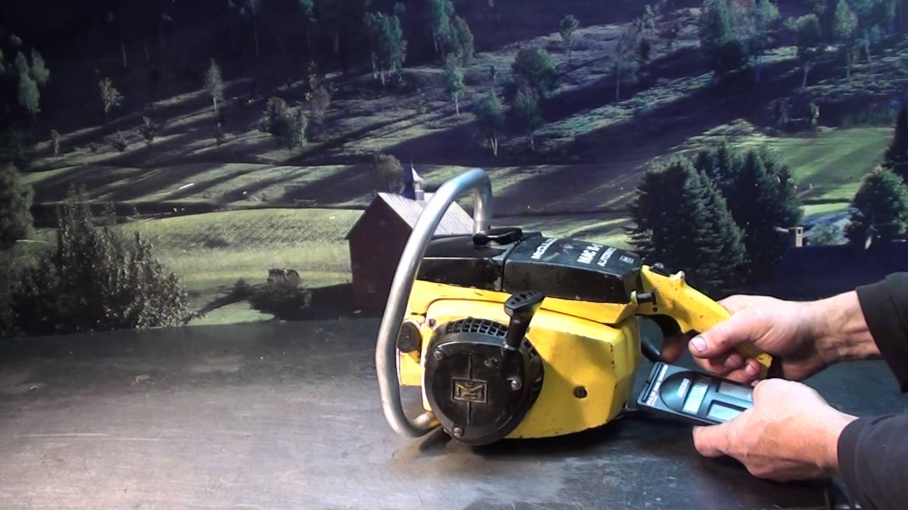 The chainsaw guy shop talk McCulloch Mac 10 10 West Coast Build - YouTube