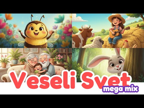 Najlepše pesme za decu | Veseli Svet – MEGA MIX (30 minuta)