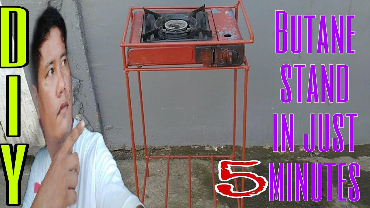 Making Butane stand - YouTube