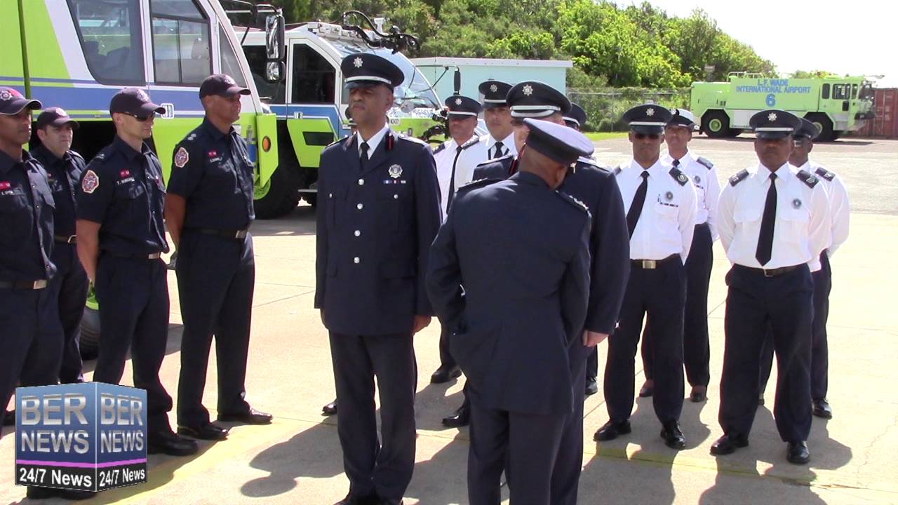 Bermuda Fire & Rescue Service Promotions, April 15 2016 - YouTube