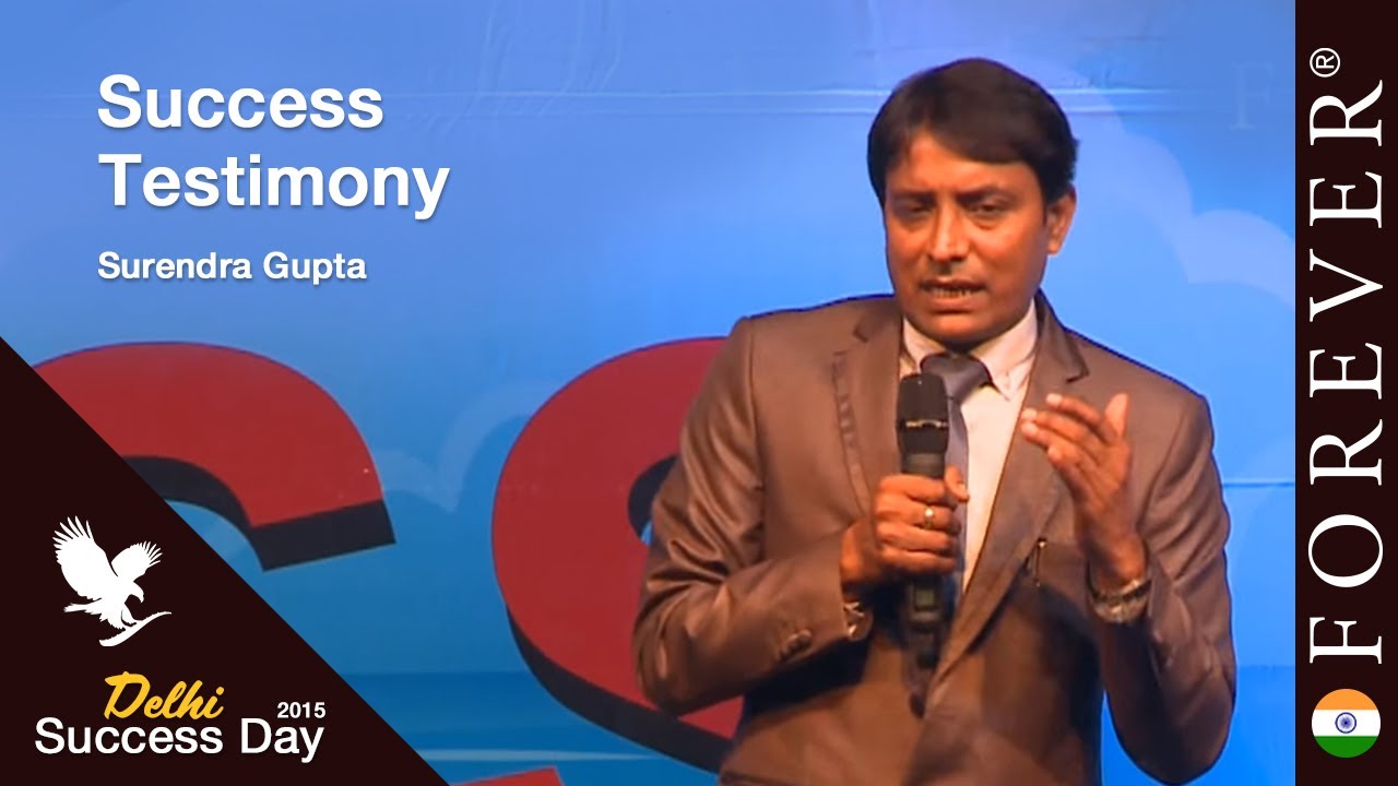 Business Testimony by Surendra Gupta at Delhi Success Day - YouTube