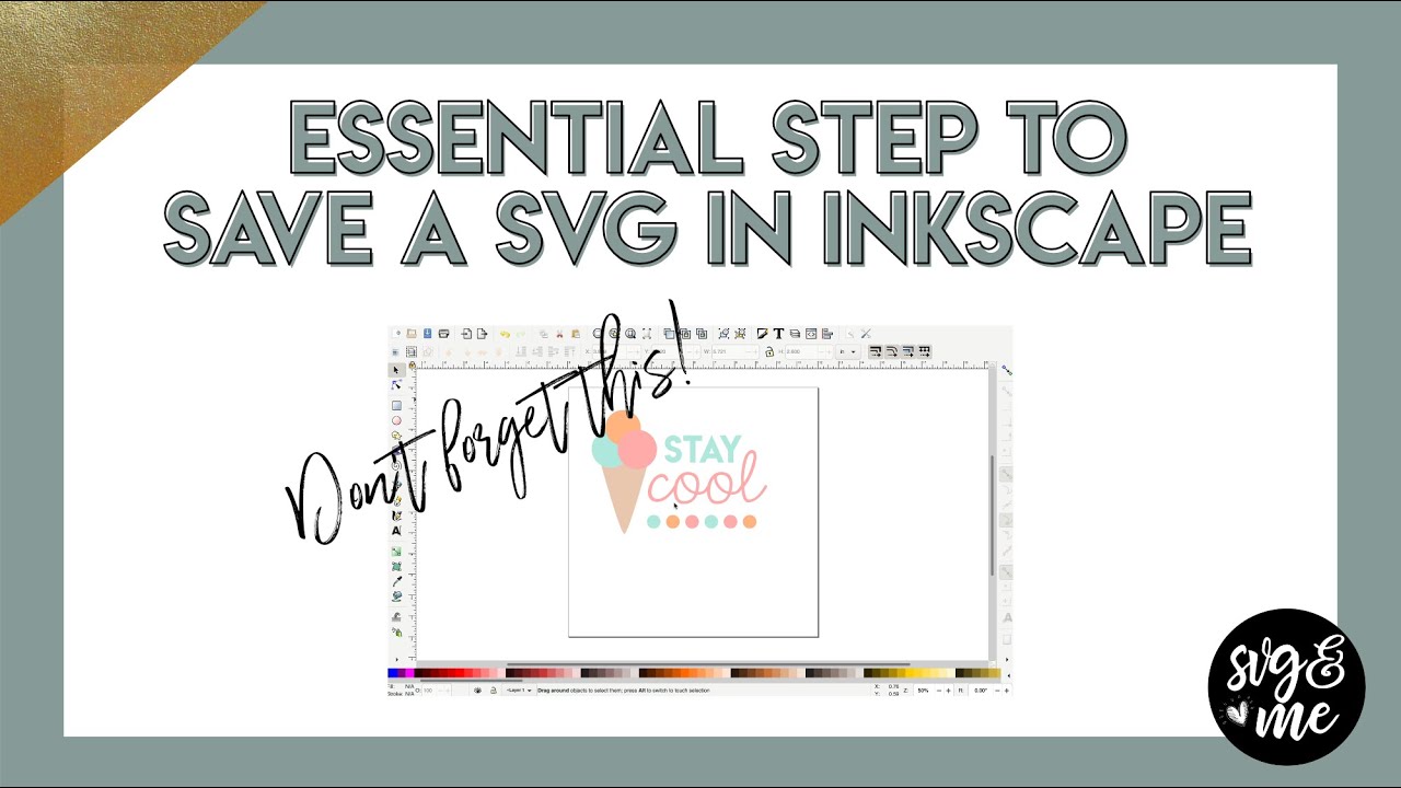 Essential Step To Save SVGs Correctly In Inkscape YouTube Essential Step To Save SVGs Correctly In Inkscape YouTube