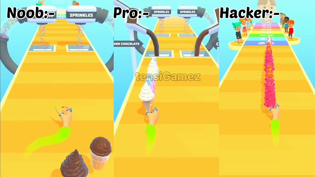 NOOB vs PRO vs HACKER | Popsicle stack #popsiclestack #tensigamez - YouTube