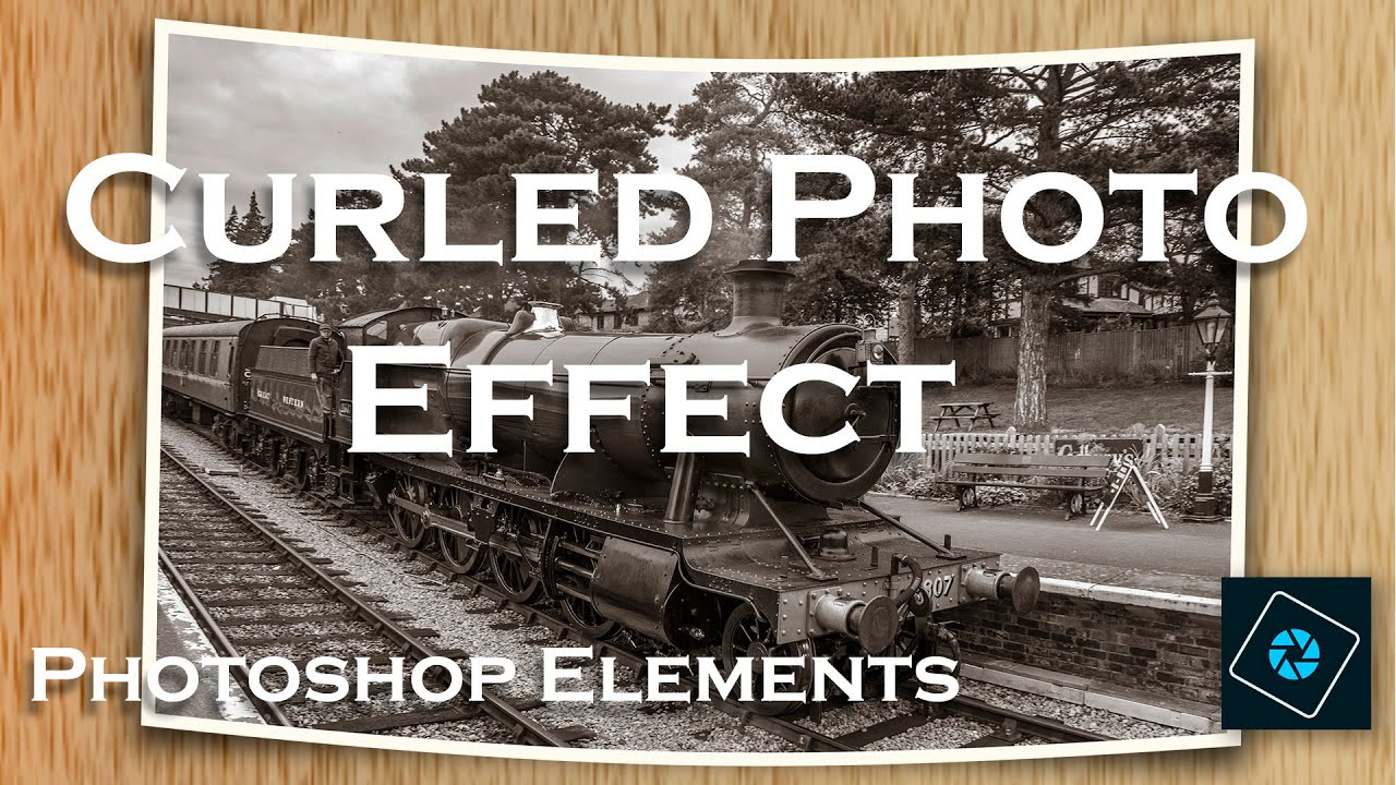 Bending a Photograph Photoshop Elements - YouTube