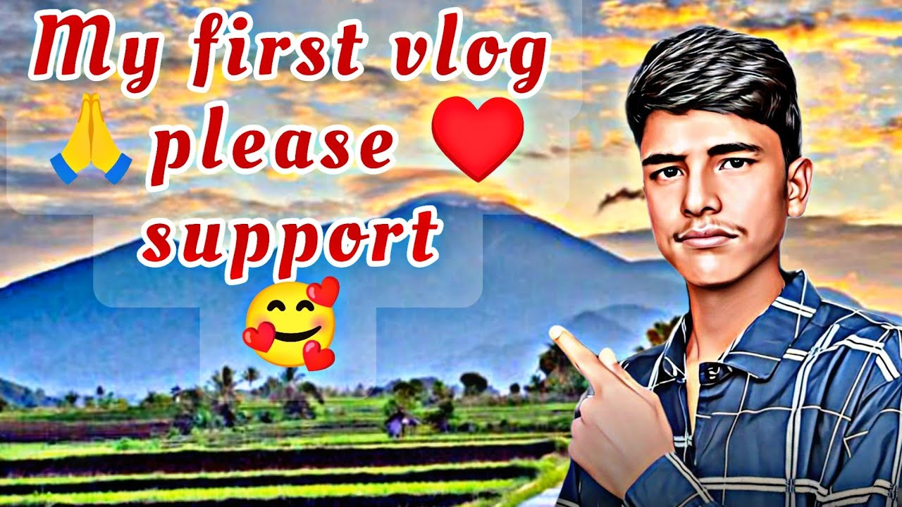 my first volg/my first video on YouTube support me🙏🥹🥰👍 मेरा पहला वीडियो ...