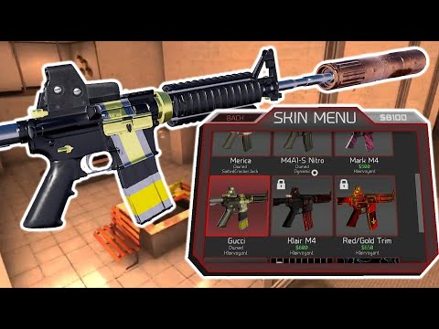 Gun Skins in Pavlov Shack - Skin Menu - YouTube