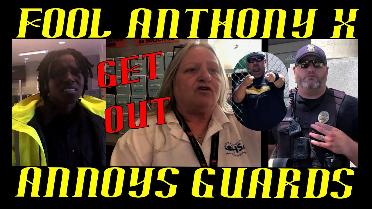 Frauditor Anthony X Harasses Security Guards For Clicks & Views? - YouTube