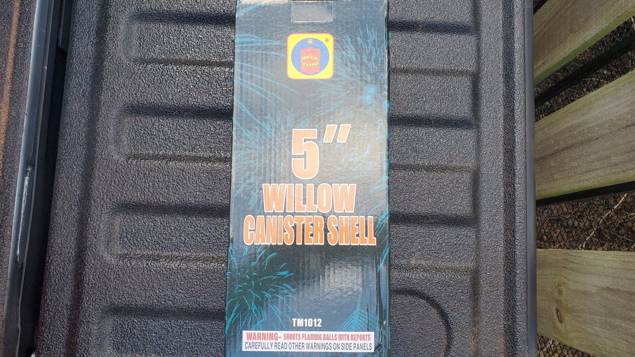 5" Willow Canister shells (1 box) by Megaton fireworks 💯🔥🔥🔥 - YouTube