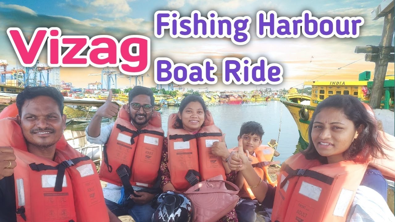 Vizag Fishing Harbour Boating | Vizag Fish Market - YouTube