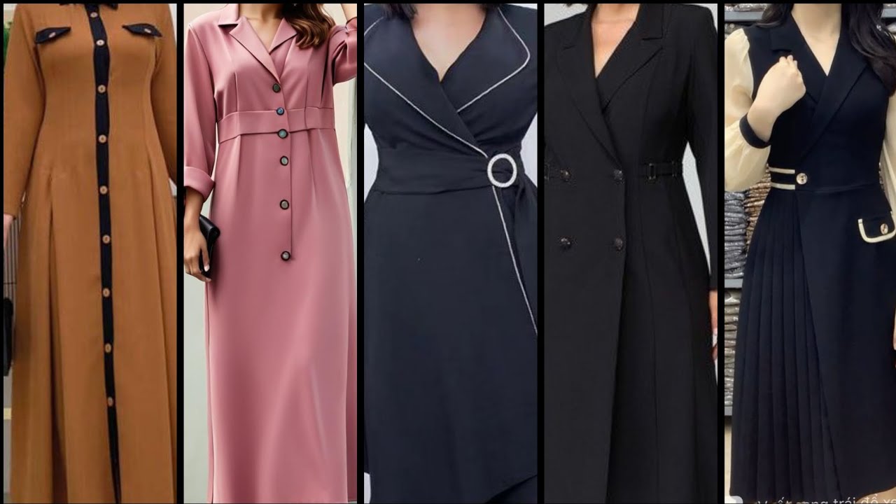 Unique fantastic Gorgeous amazing office skater frocks outfits dresses ...