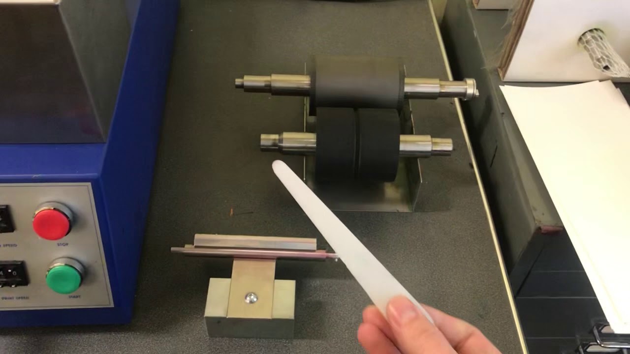 RK Printcoat Instruments - PIP - Paste ink proofer dry run - YouTube