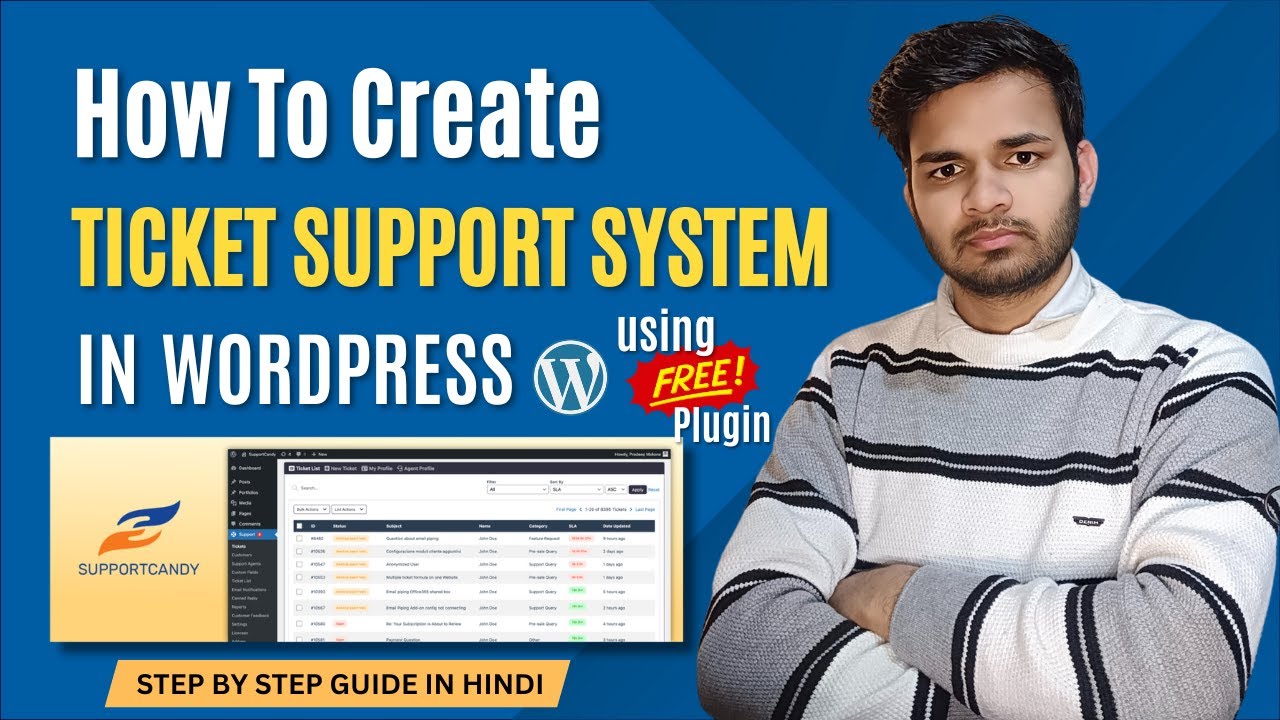 How to Add a Ticket Support System on WordPress | Create A Ticketing ...