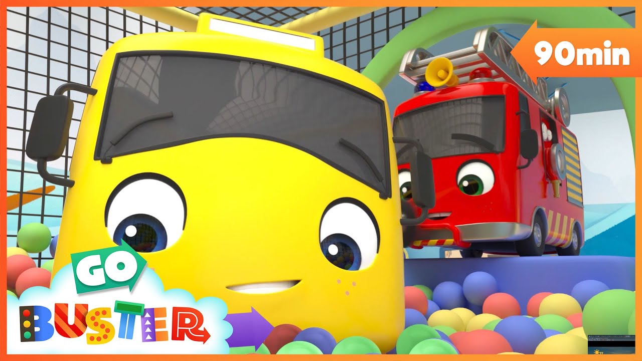 Buster Plays Soft Play Hide and Seek | Go Buster - Bus Cartoons & Kids ...