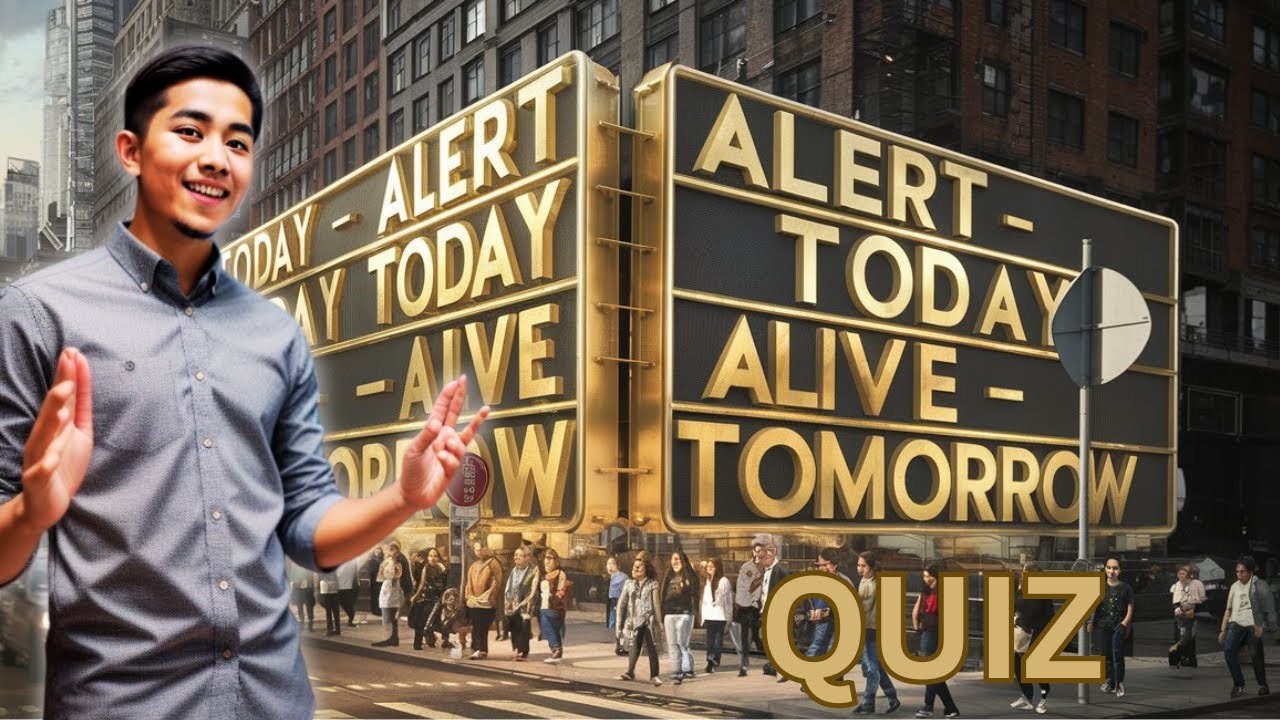ALERT TODAY ALIVE TOMORROW QUIZ#knowledge #education #a #quiz #2024 ...