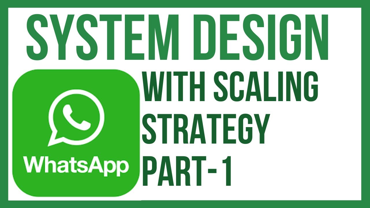 System Design Interviews : Whatsapp | Facebook Messenger | Chat systems ...