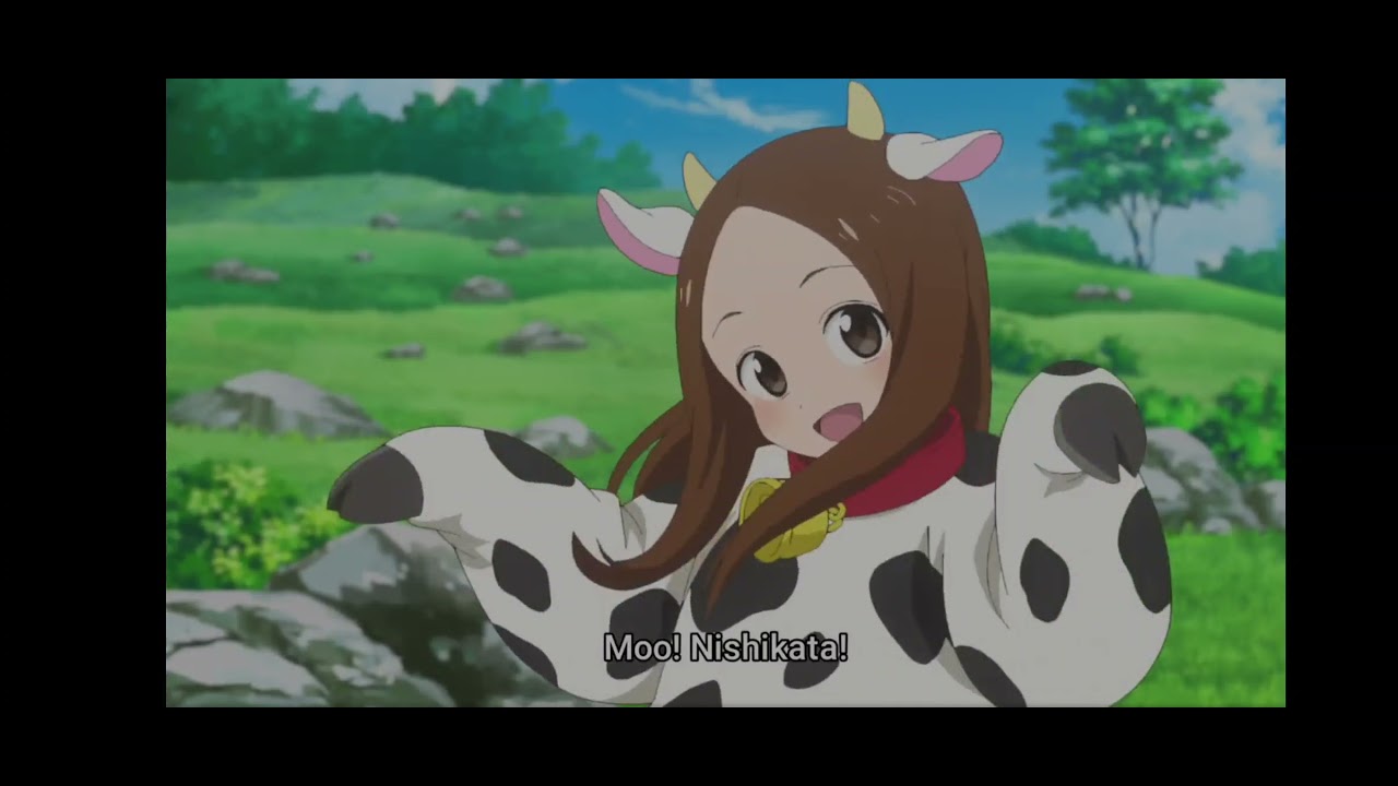TAKAGI SAN as a COW - YouTube