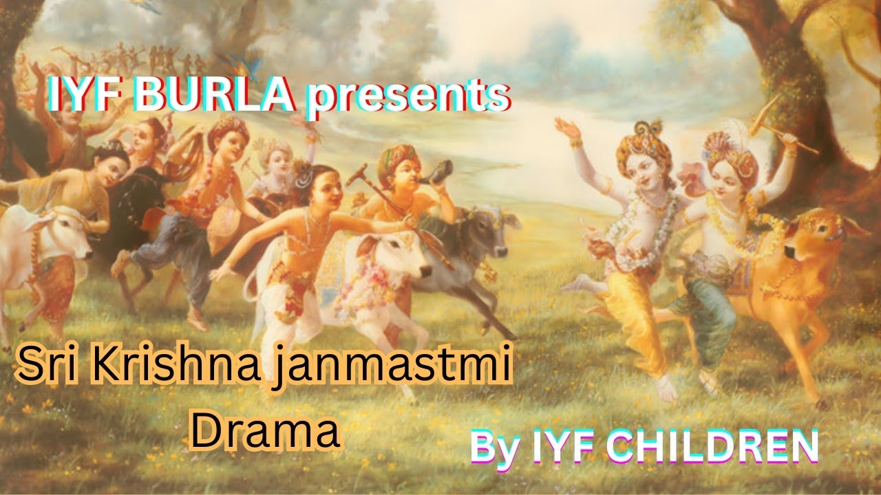 Sri Krishna janmastmi drama by IYF BURLA children #harekrishna #ram # ...