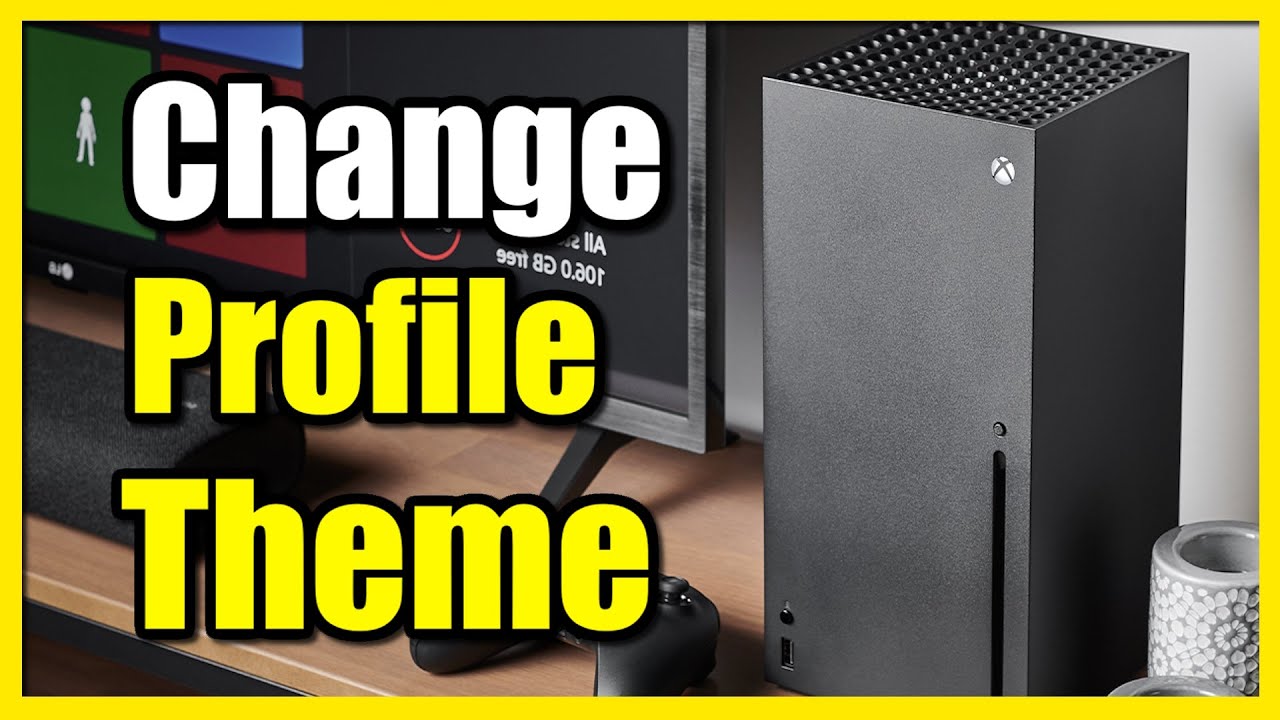 How to Change Background Theme on Account Profile on Xbox Series X ...
