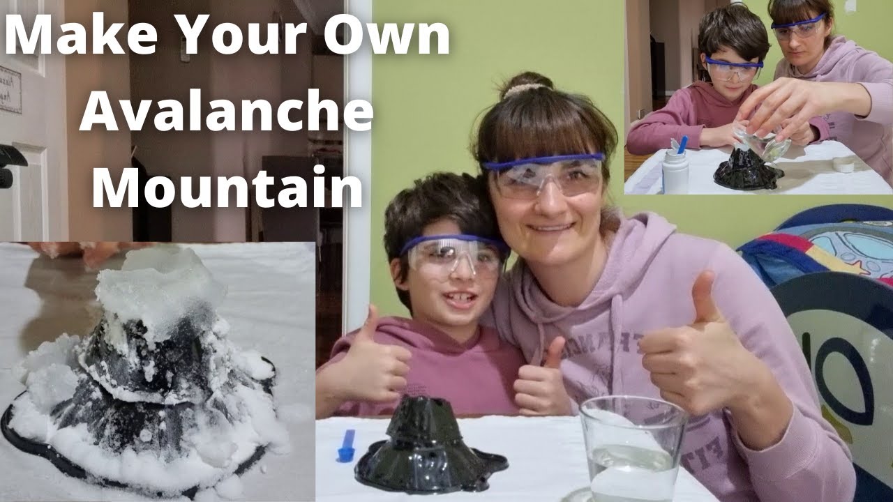 Make Your Own Avalanche Mountain - Fun Experiments For Kids - How To ...
