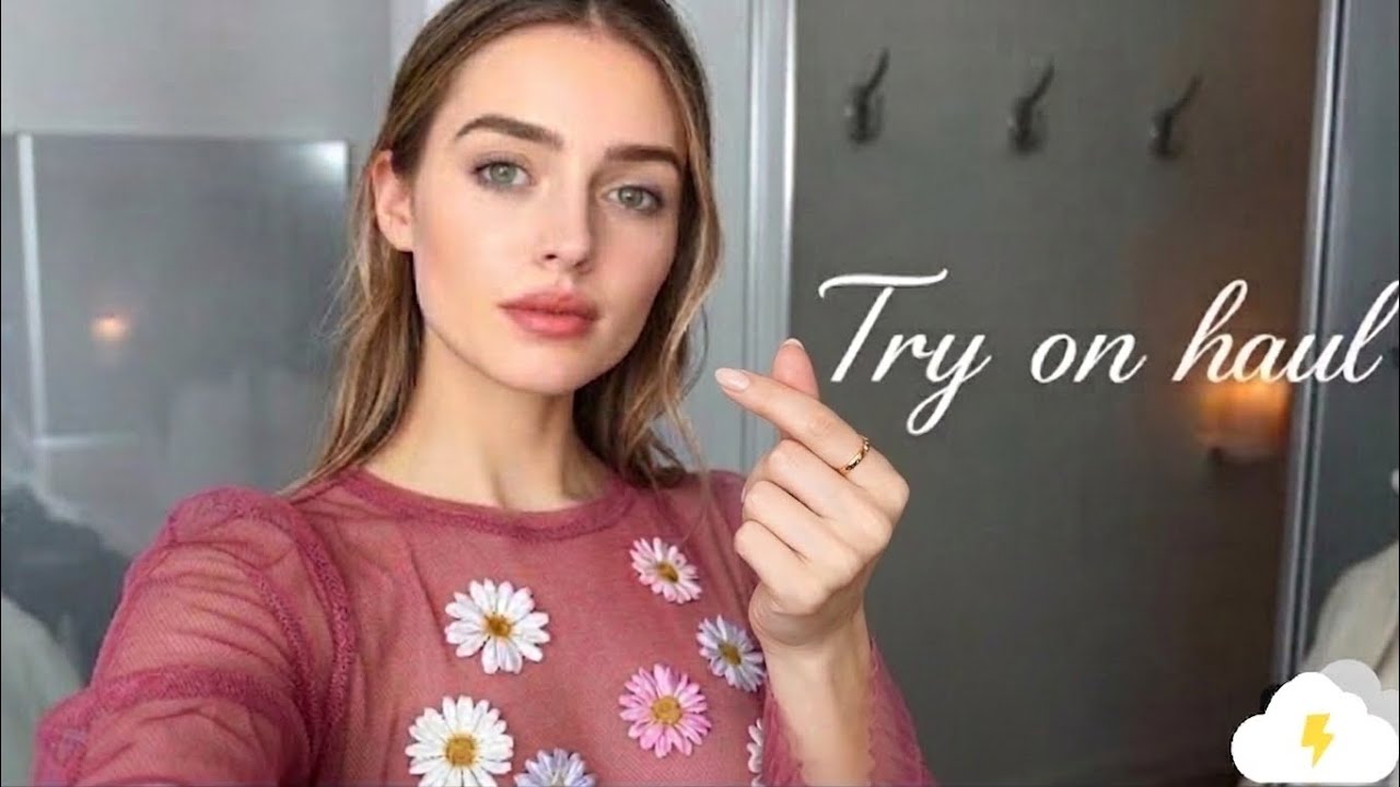 Transparent Lace & Micro Bikini Try-On Haul | 4K lingerie See-Through ...