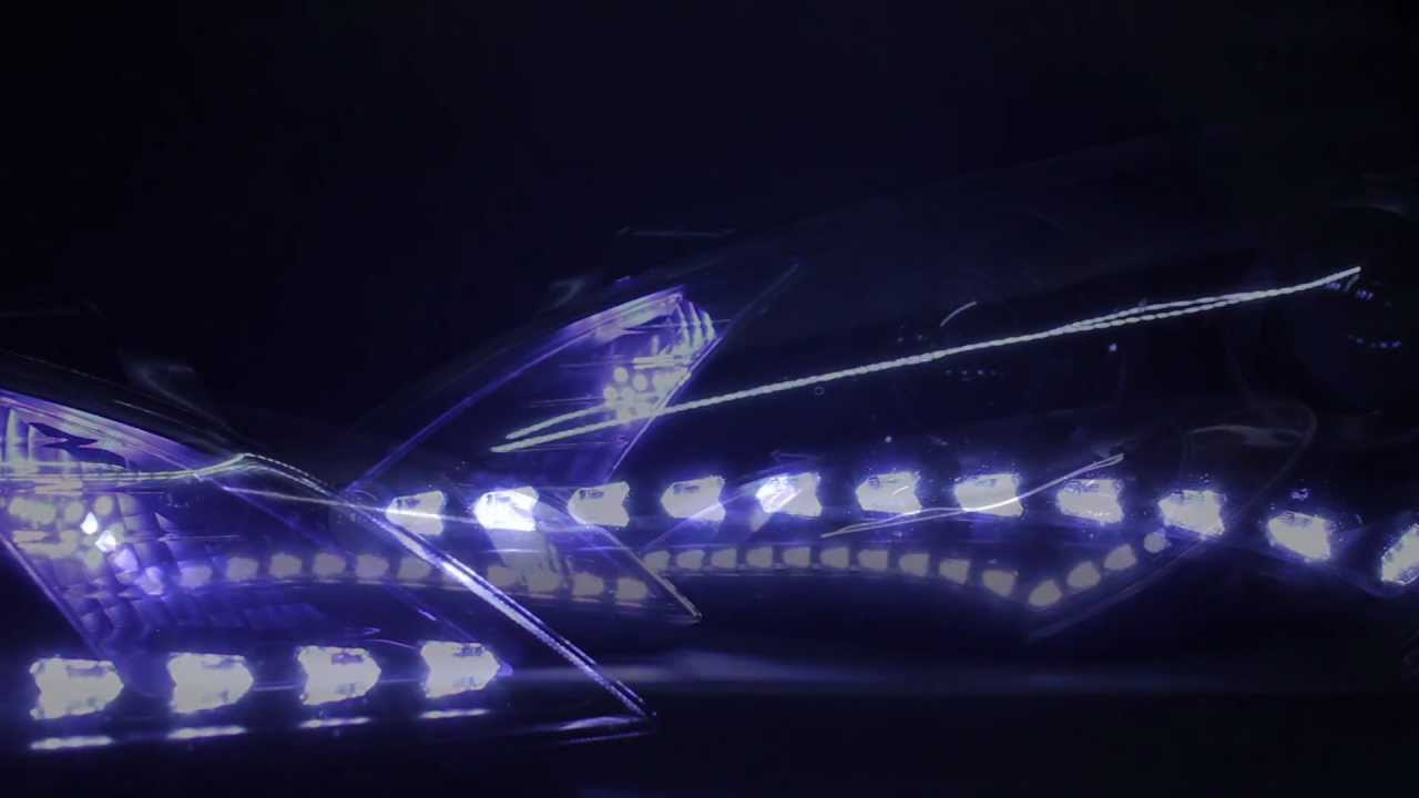 Genesis Coupe Custom Projector LED Headlights - YouTube