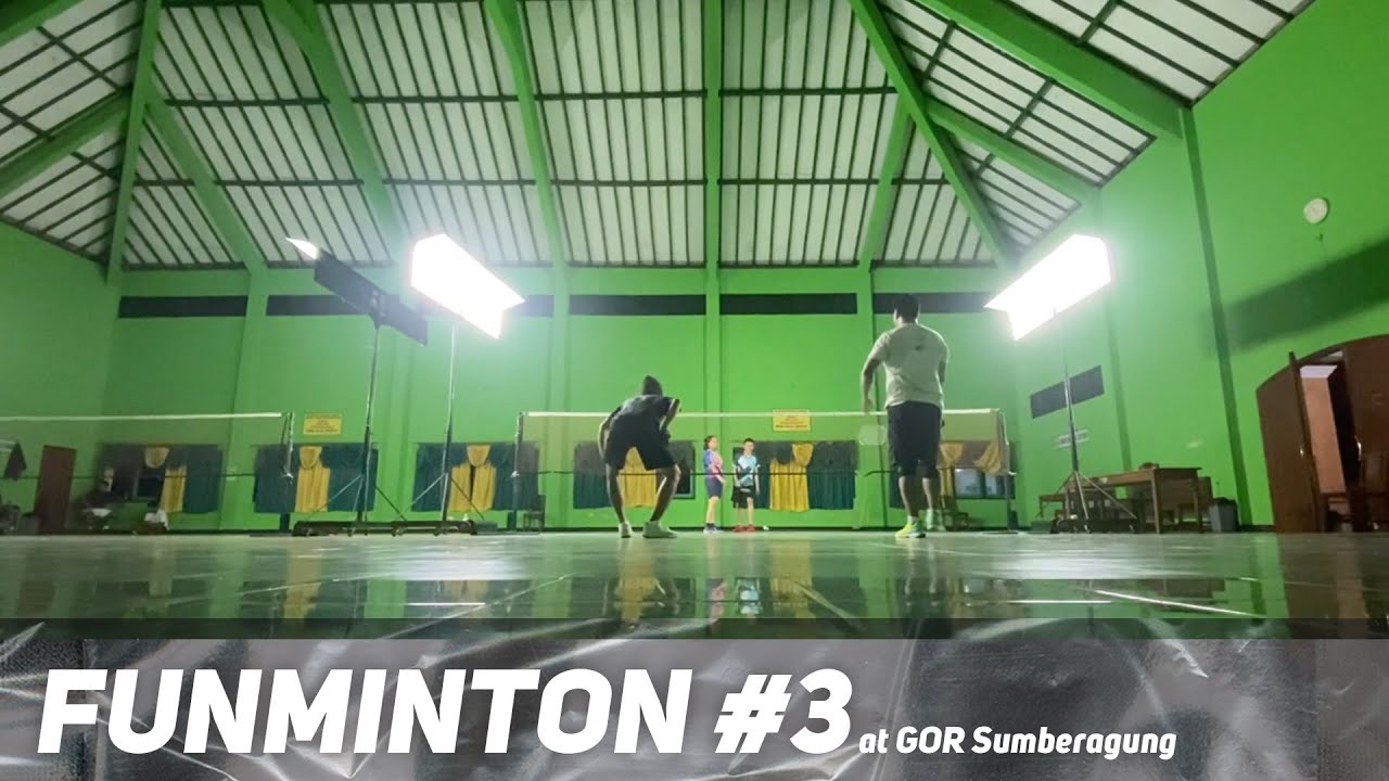 Funminton #3 at GOR Sumberagung, Bantul - YouTube