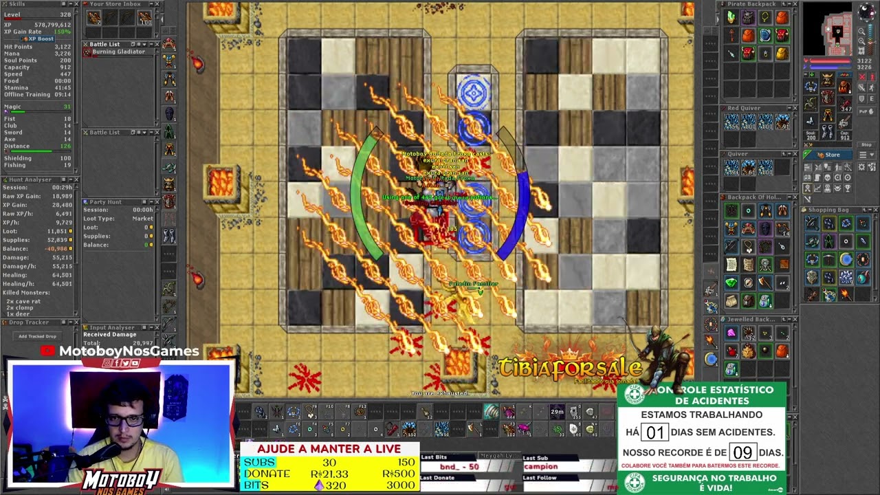 7° Túmulo - Kilmaresh - Paladin RP 300 SOLO Issavi Quest Tibia - YouTube