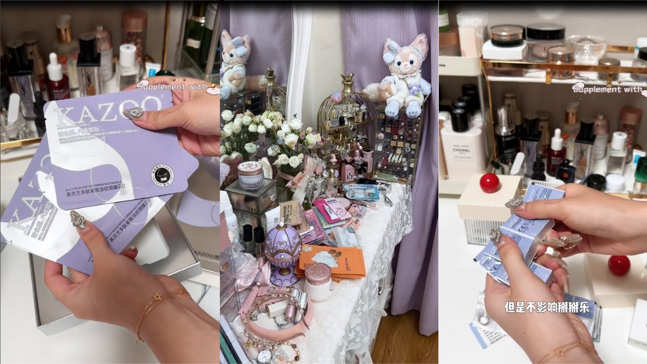 Daily Vlog🎀 | Ultimate Skincare Restoring | Satisfying Cleaning Table ...
