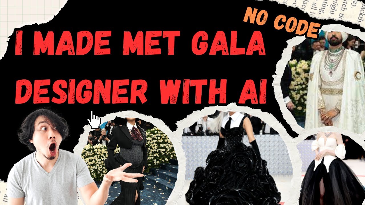 I made Met Gala Designer with AI, prompt engineering and NO CODE for ...
