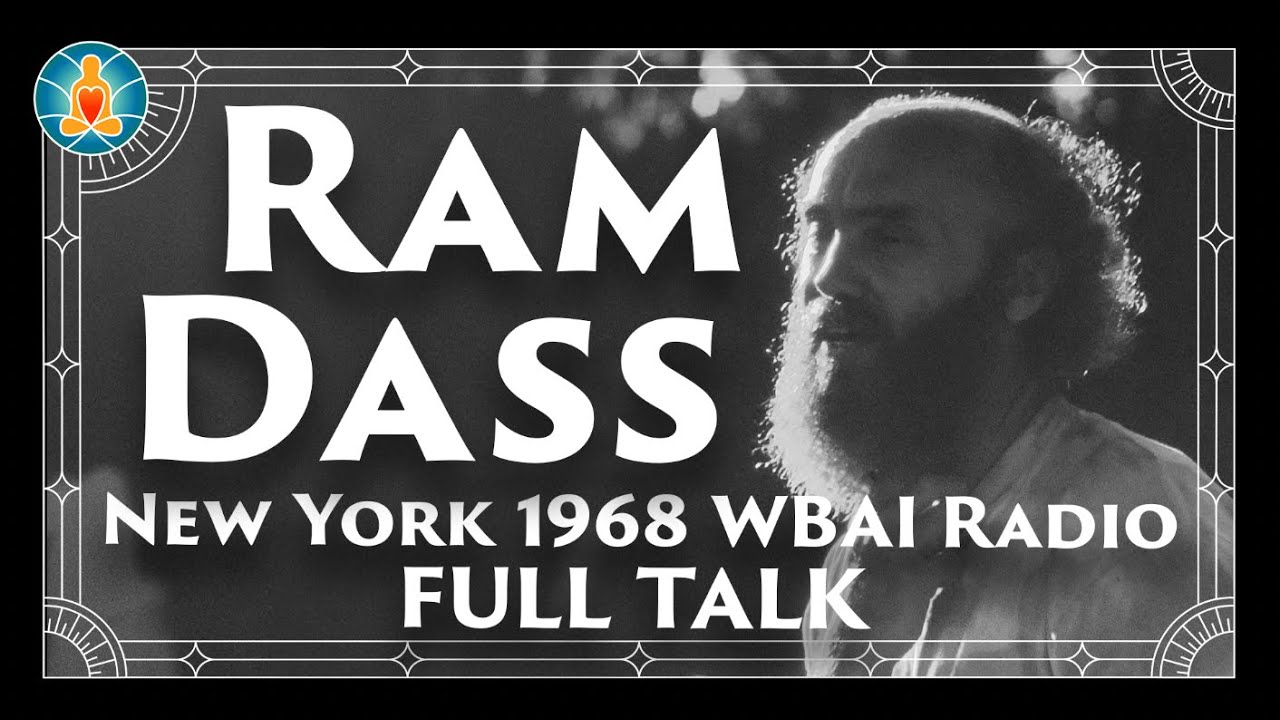 Richard Alpert Becomes Ram Dass | 1968 Complete Talk | [Black Screen / No Music / Full Lecture ...