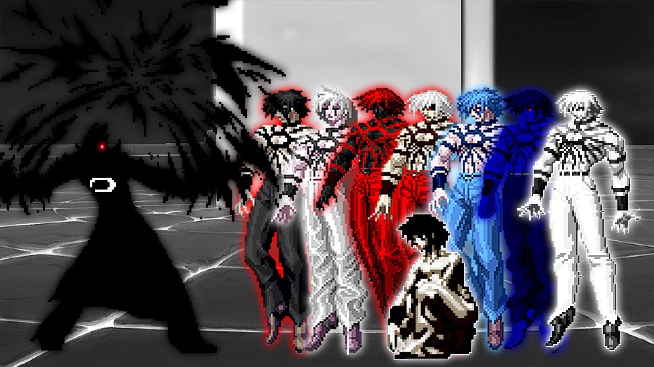 [KOF Mugen] Orochi Iori BF Remake Vs 8 Ultimate Orochi Team - YouTube