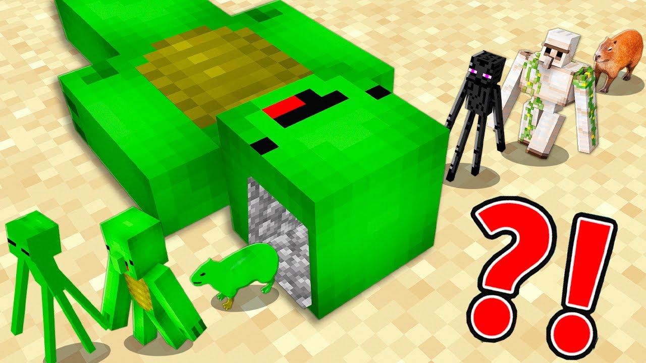 Why Did JJ Transform Mobs Into Mikey in Minecraft? - Maizen Challenge - YouTube